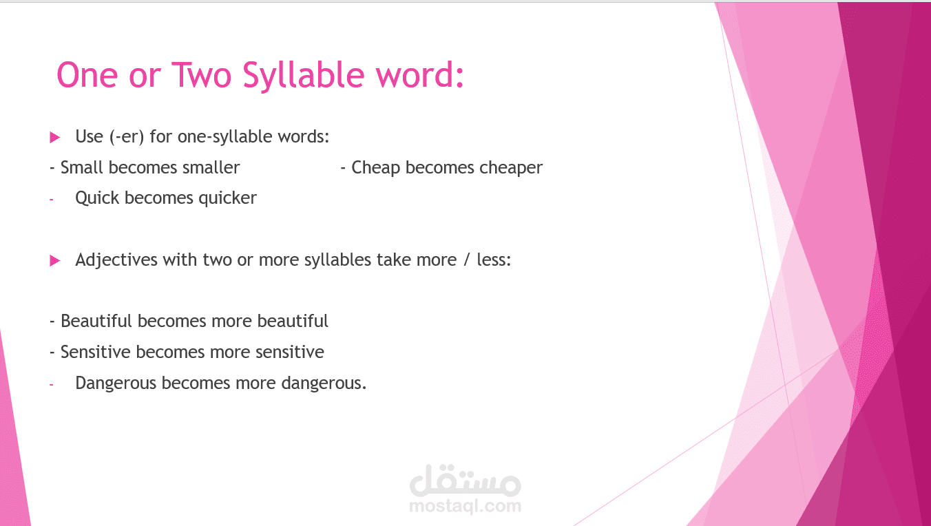 Unit 2 Lesson 3 | مستقل