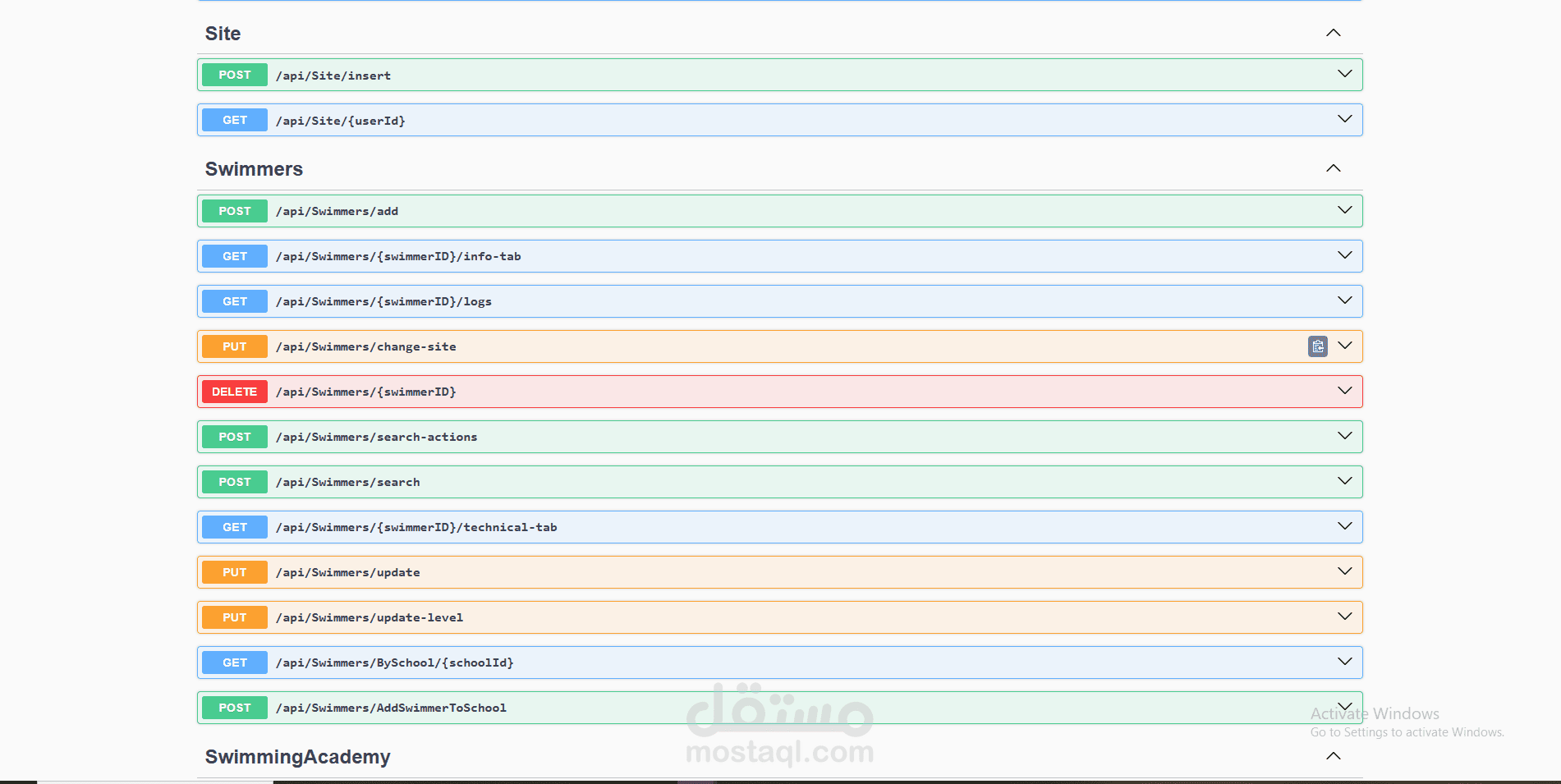 SwimmingAcademy | مستقل