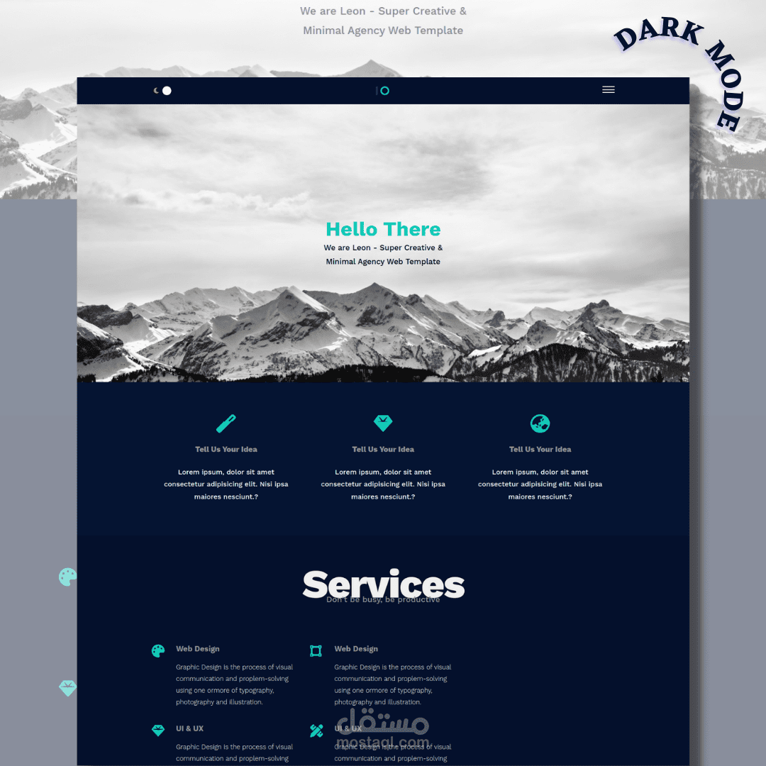 Leon Agency (Template) | مستقل