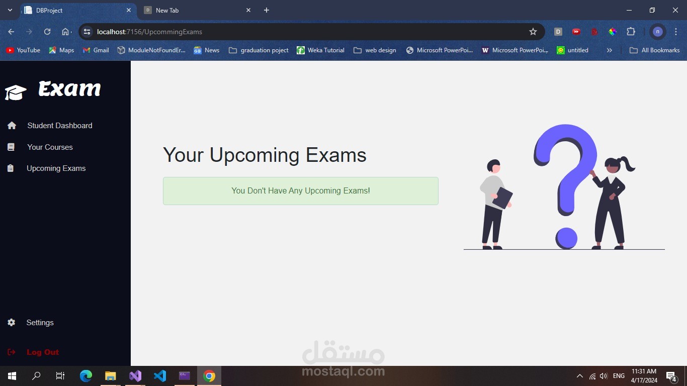 Online Examination System | مستقل