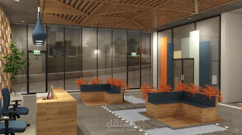 Reception Design for an Art center | مستقل