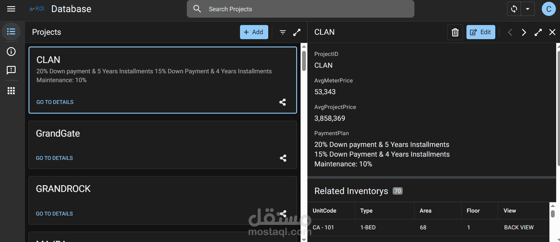 Master Builder Database (AppSheet + Google Sheets) | مستقل