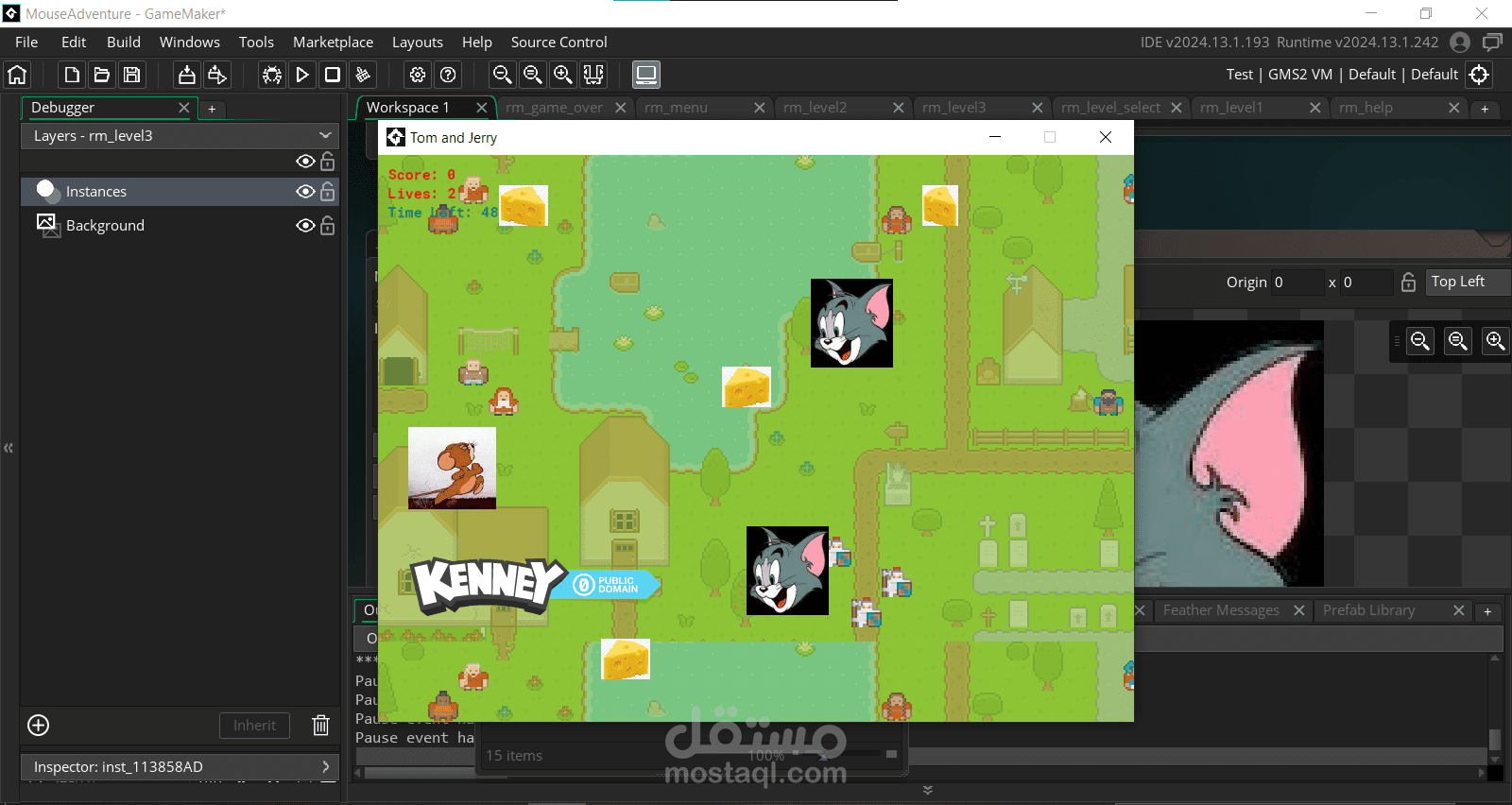 برمجة لعبة مطاردة ثنائية الأبعاد باستخدام محرك Game Maker | مستقل