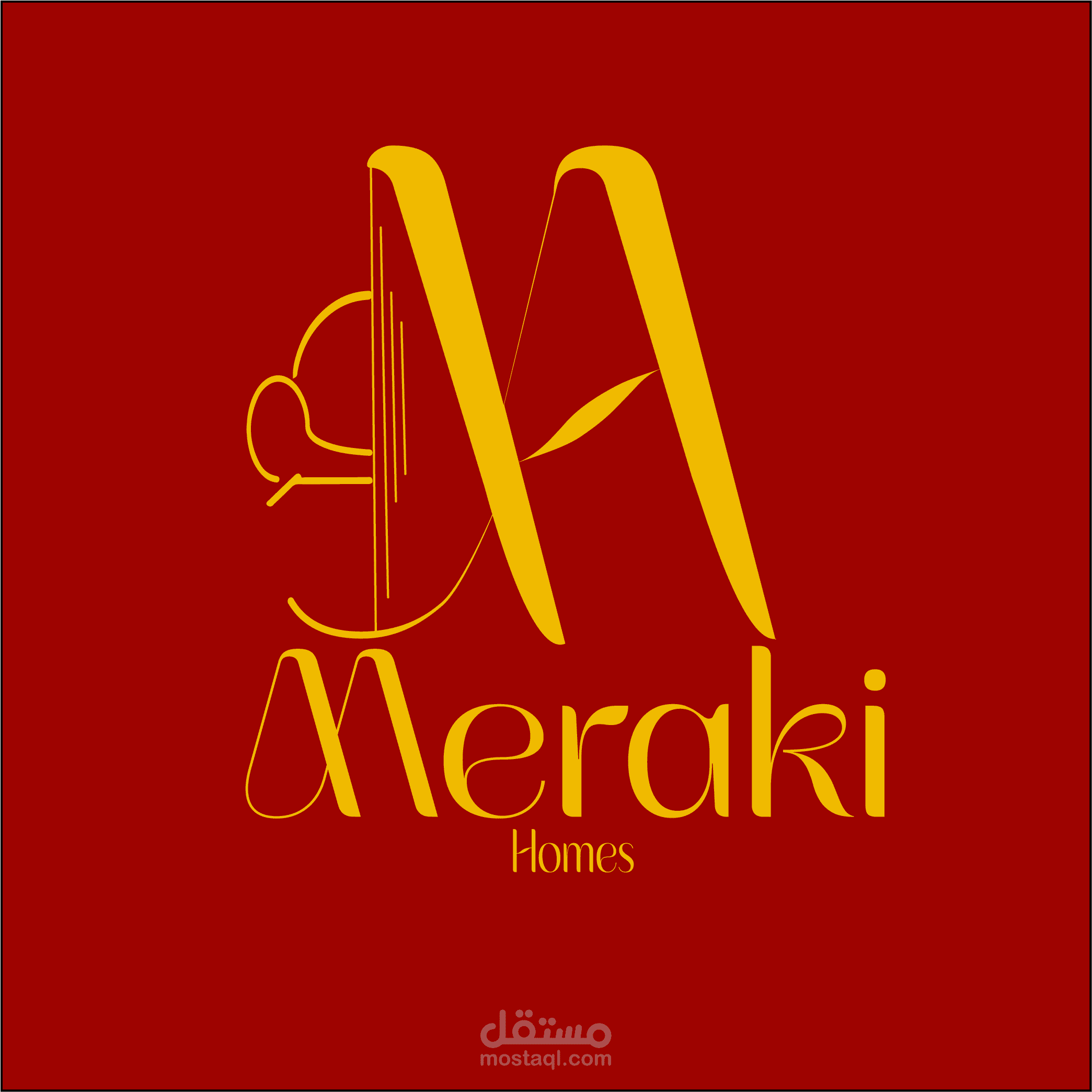 Meraki Logo for Interior Architecture Company | مستقل