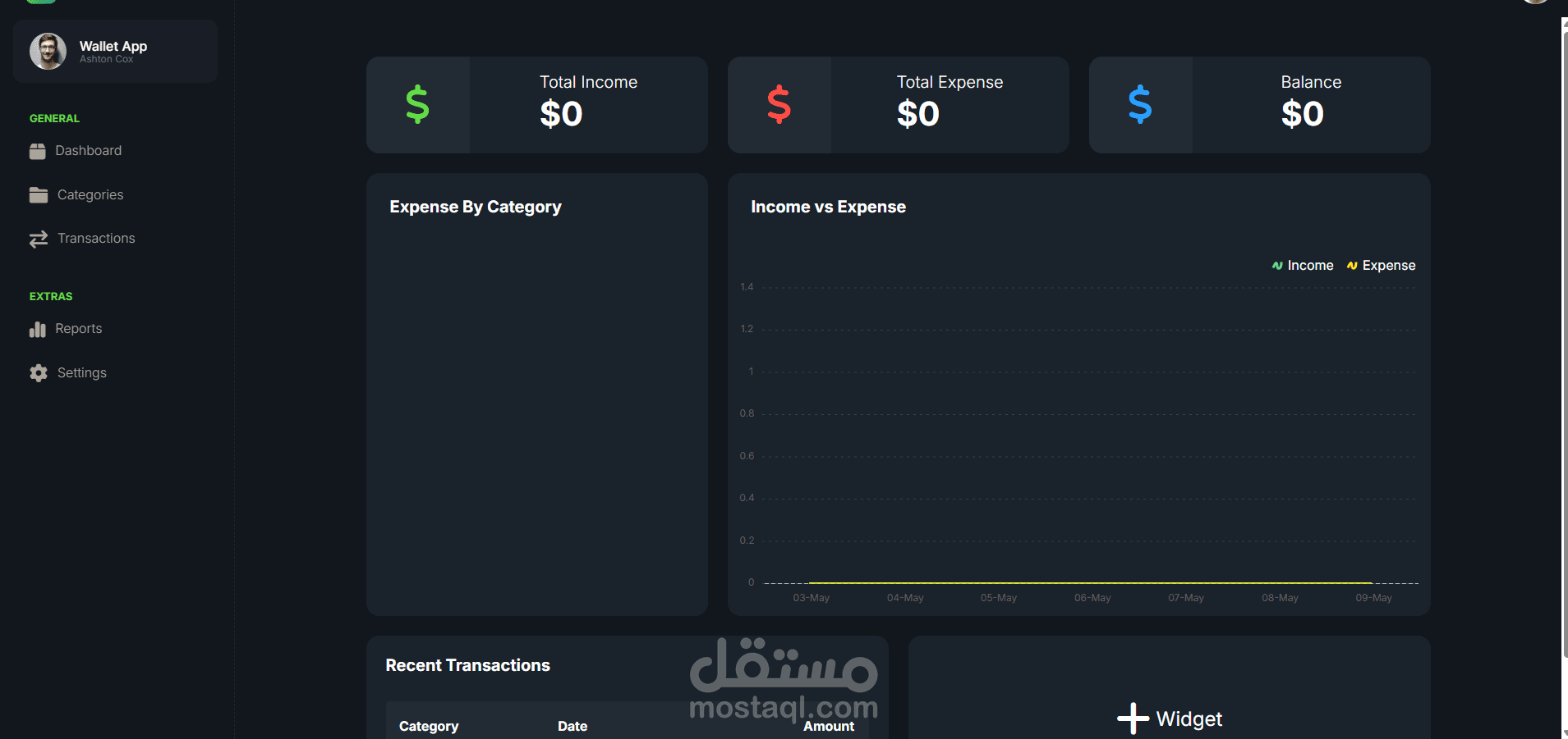 Expense Tracker | مستقل