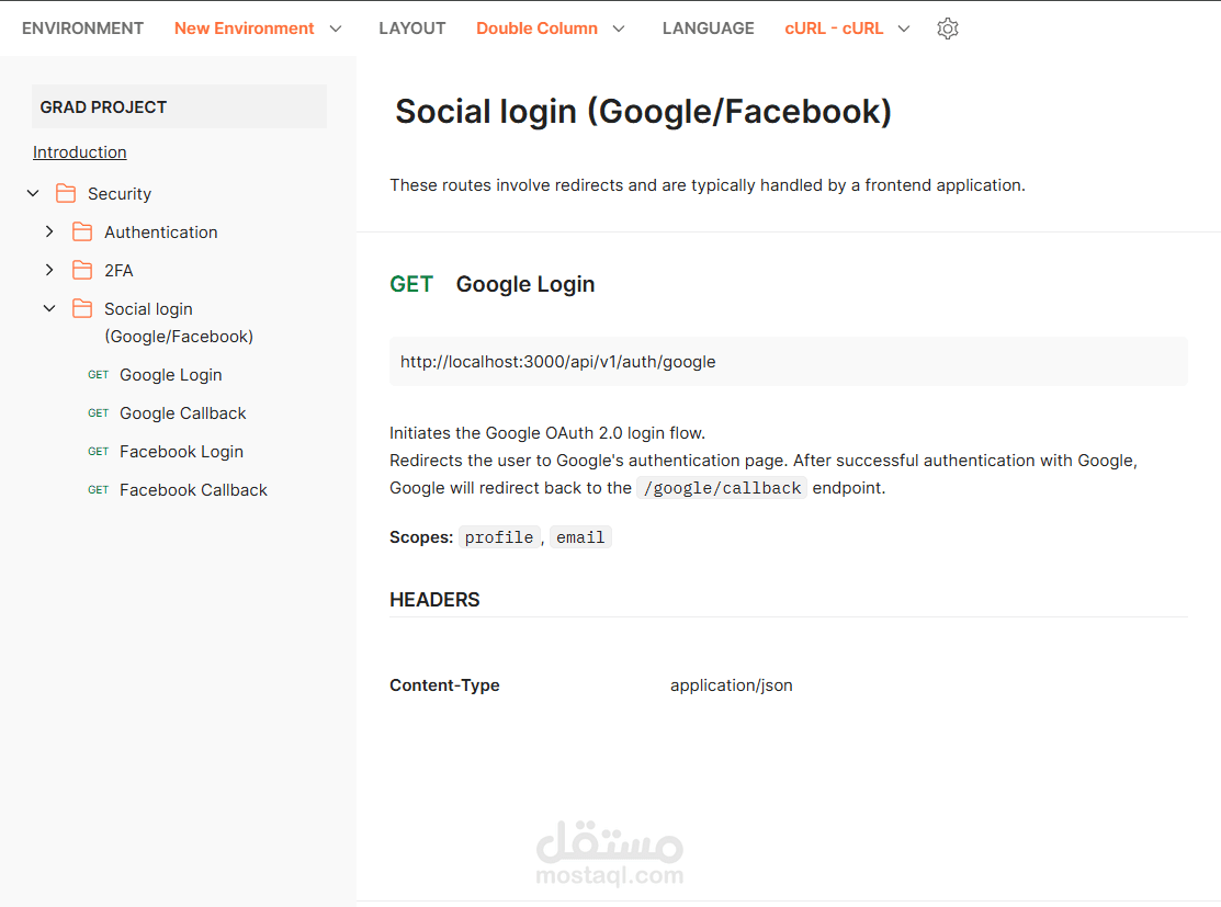 Authentication & Authorization API – Advanced Security System | مستقل
