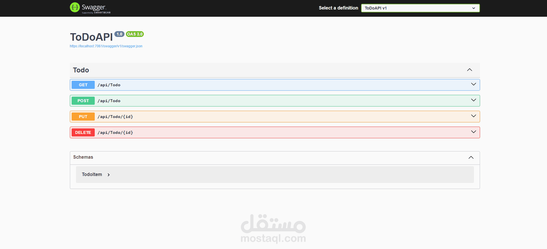 To Do Workflow using api & wpf (backend & frondend) | مستقل
