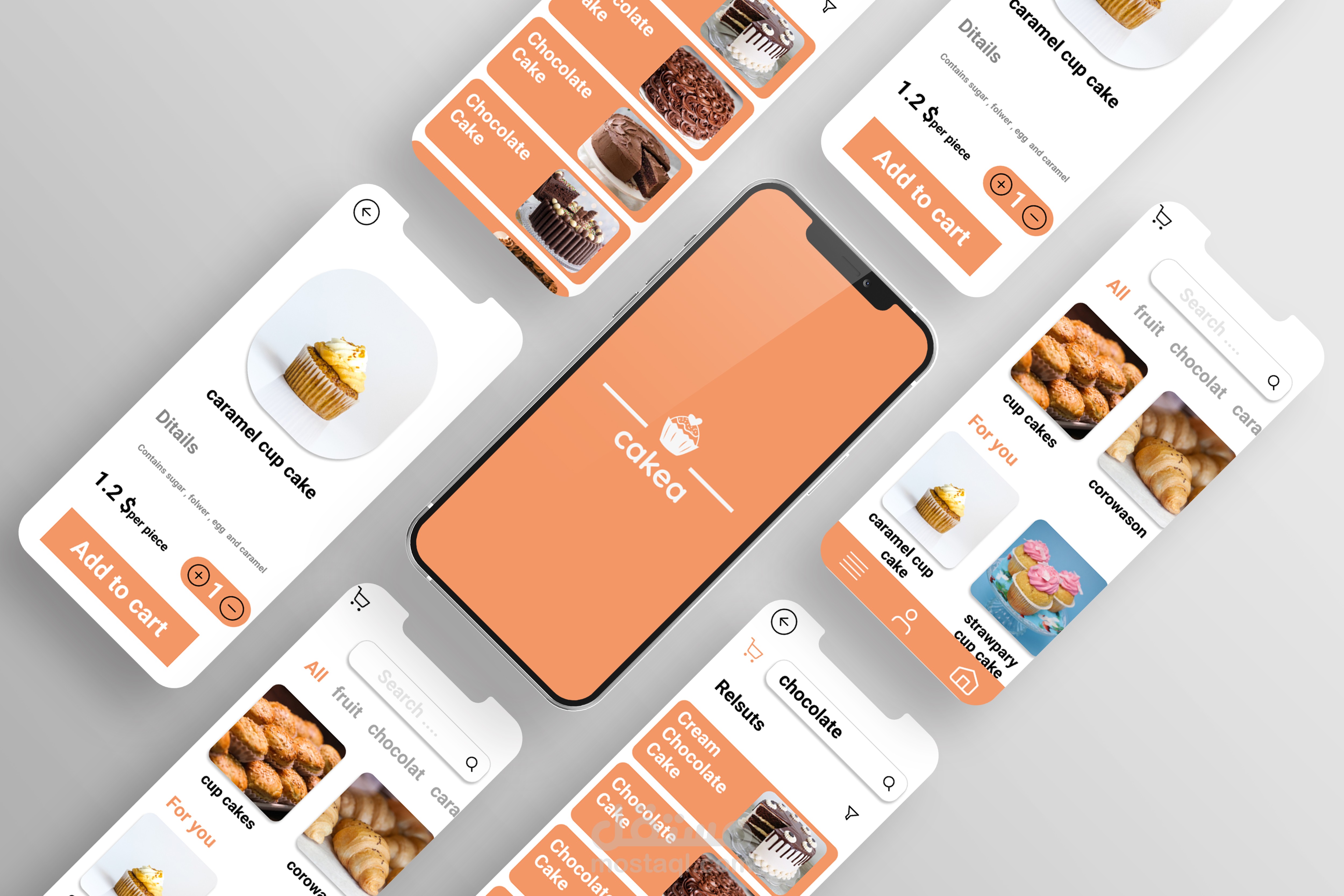 APP design for cake order app | مستقل
