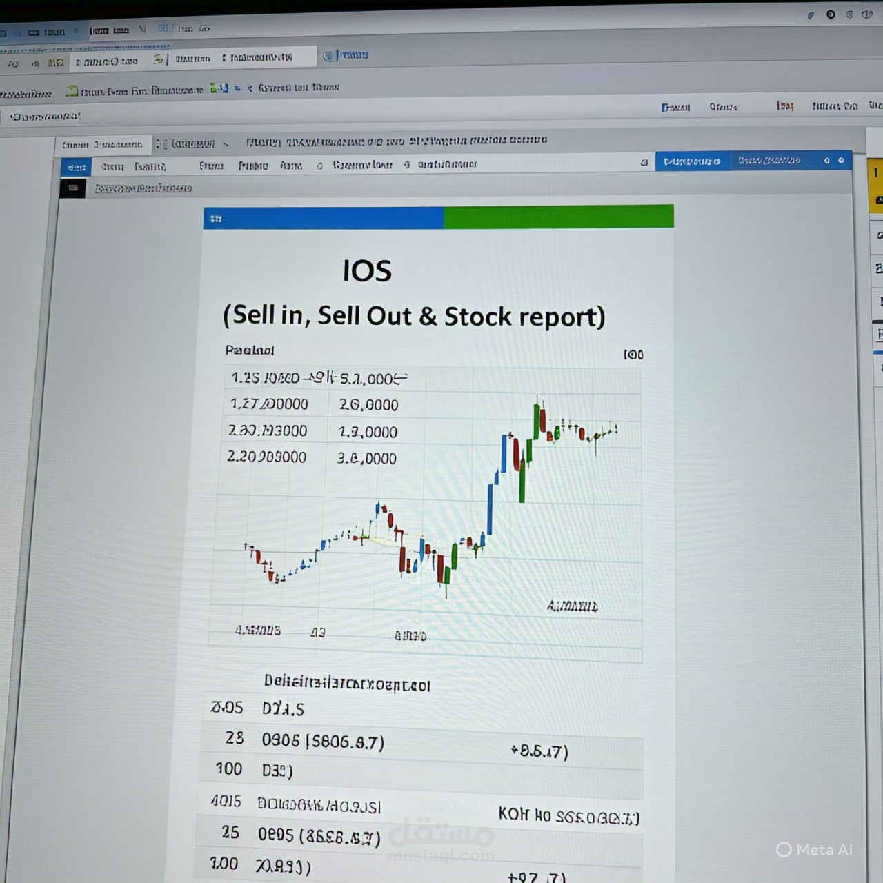 IOS (Sell In - Sell Out - Stock Report) | مستقل