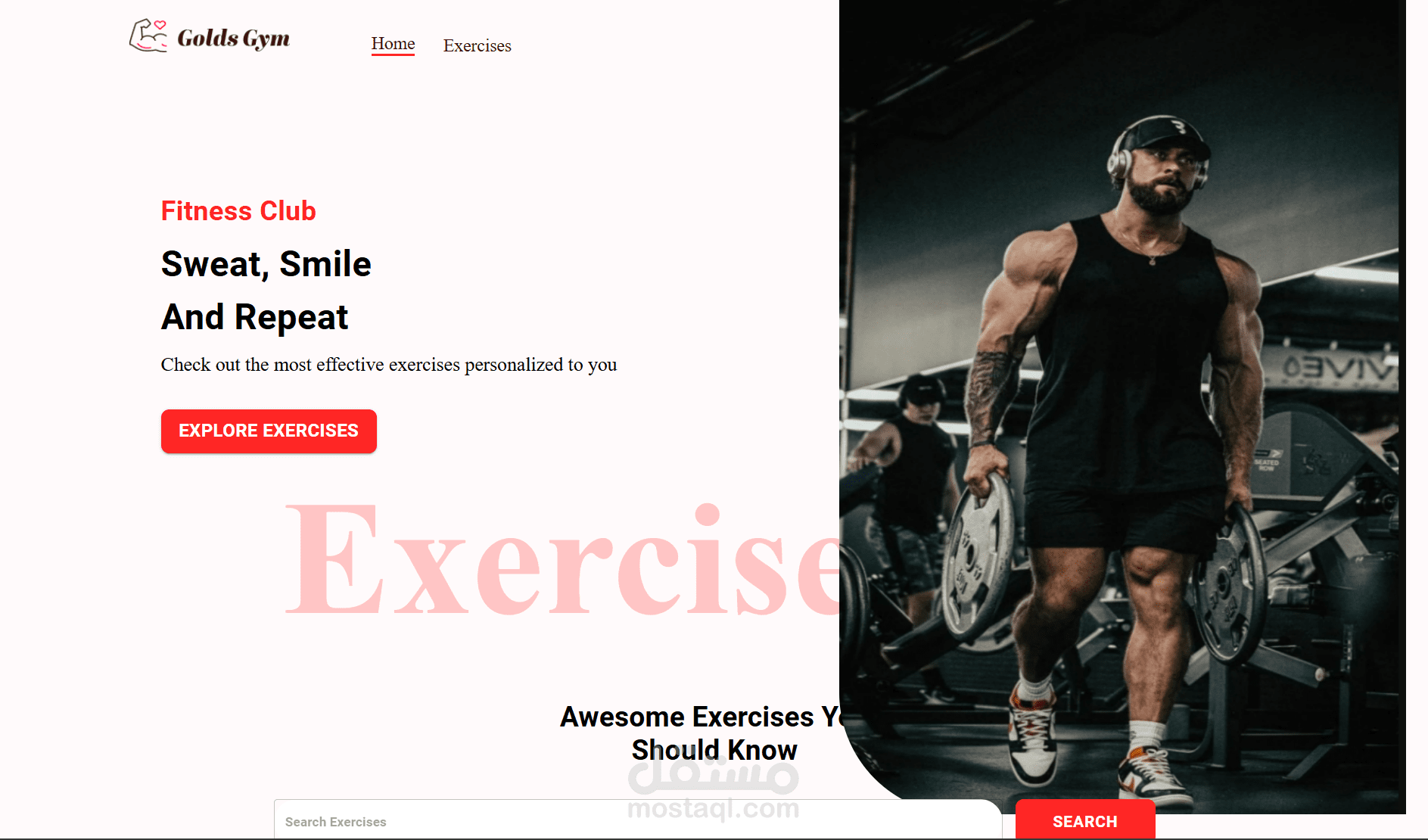 Gym website | مستقل
