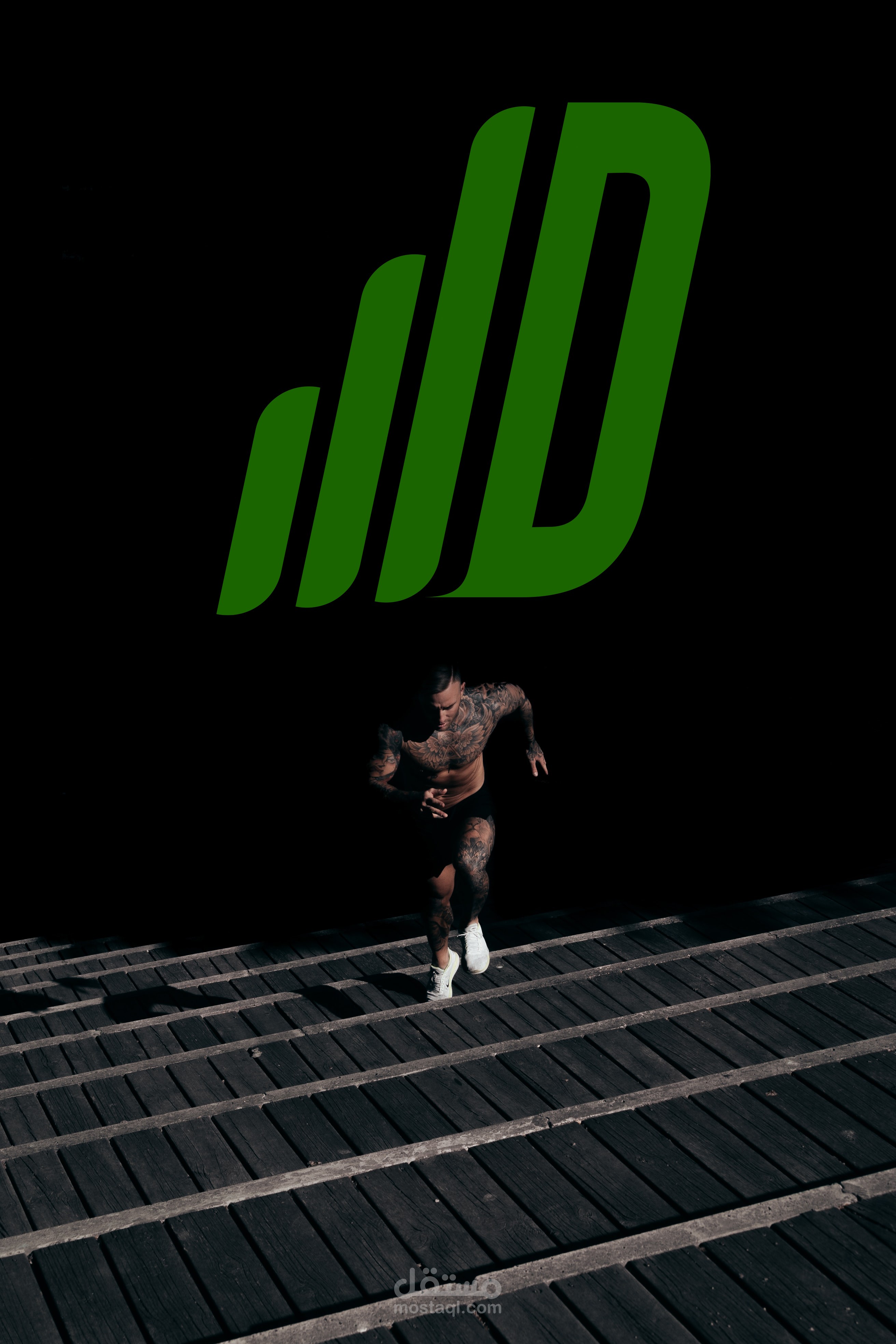 Discipline Gym Brand identity | مستقل