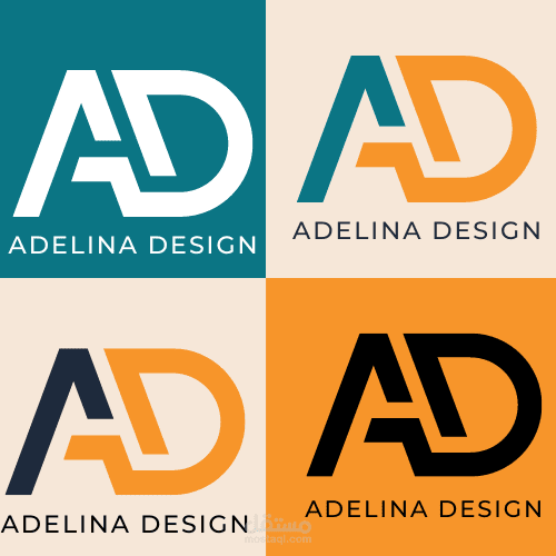 تصميم LOGO & هوية بصرية لشركة adelina design | مستقل