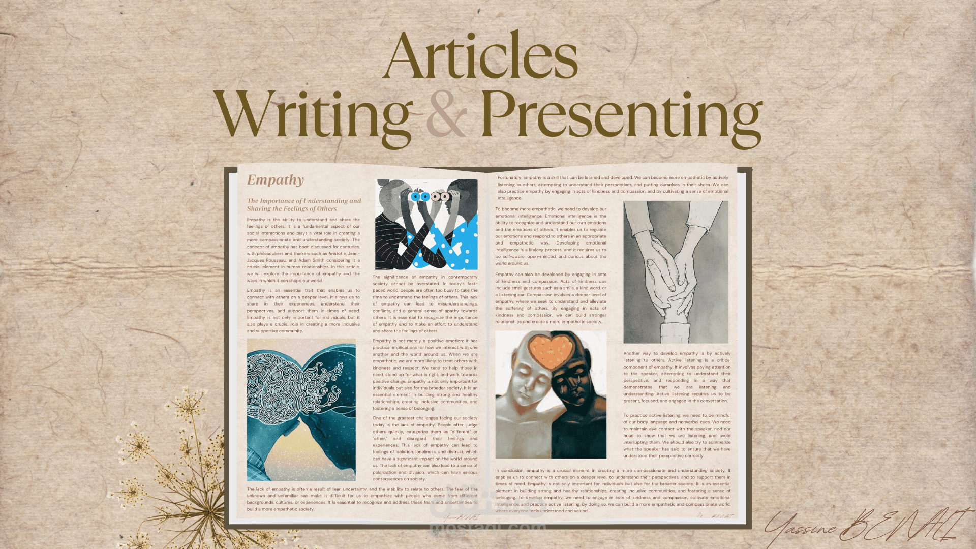 Articles Writing, Translating and Presenting (English, Arabic, French ...