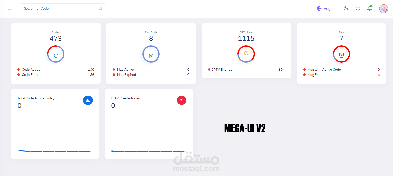 xtream code active panel | مستقل