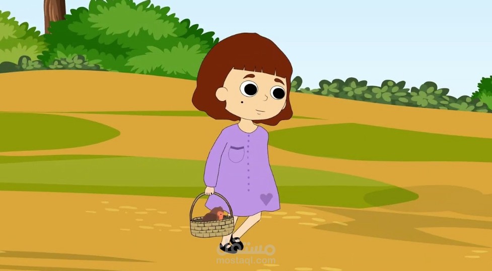 Maya and The Lost Bird - 2D Animation Cartoon | مستقل