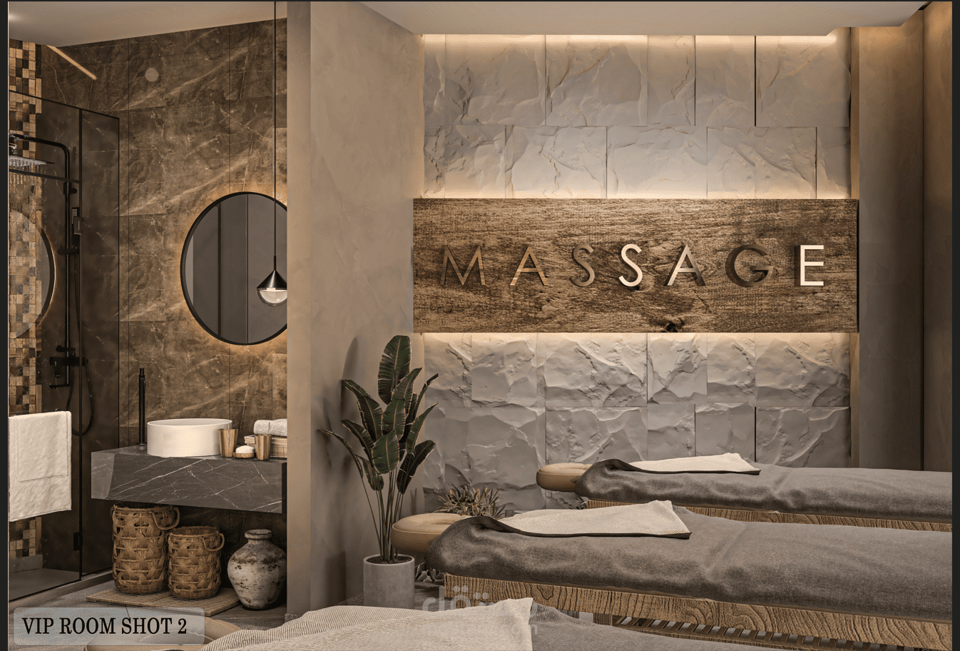 Spa Room 3d modeling | مستقل