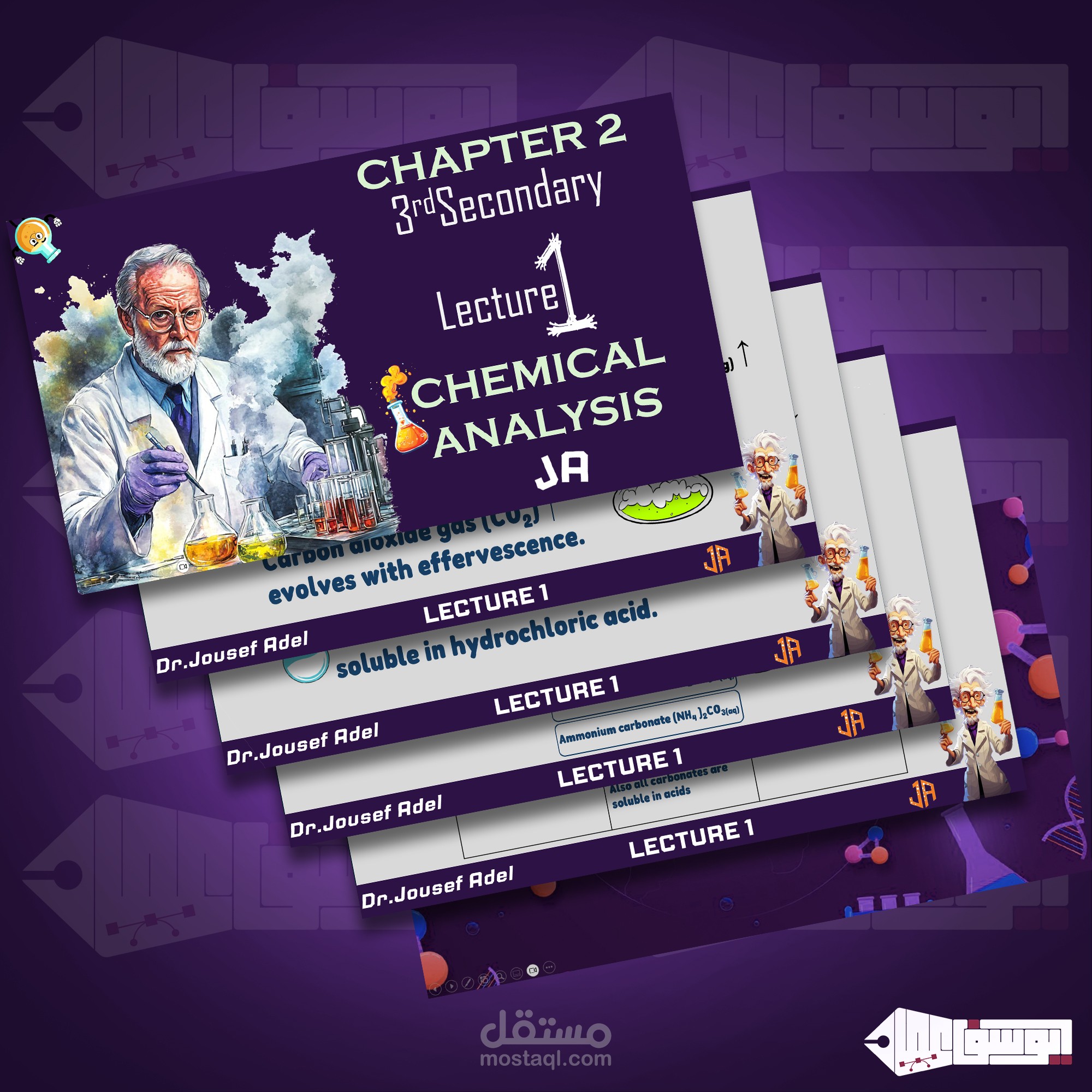 interactive Chemistry PowerPoint Presentation Design | مستقل