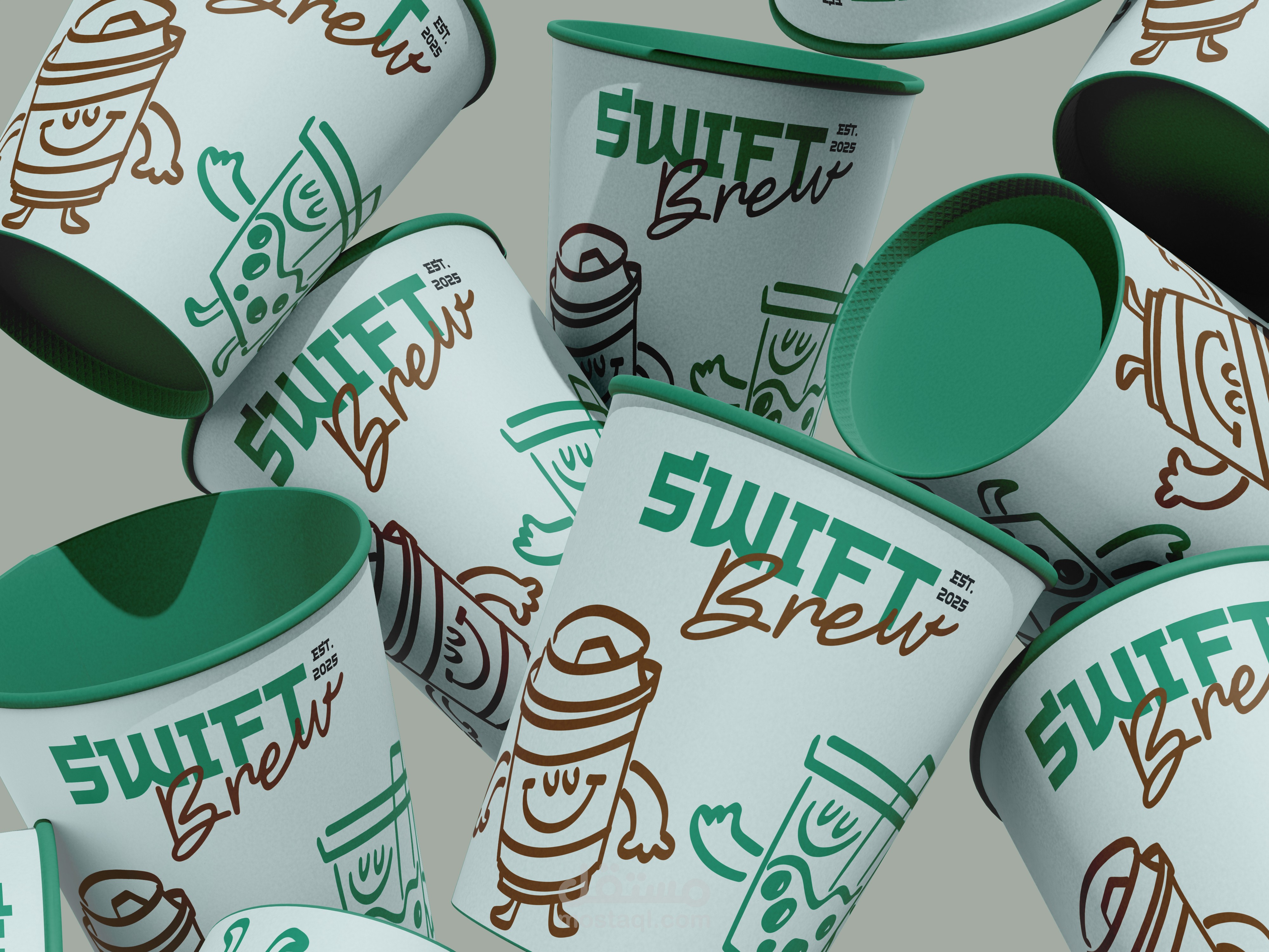Swift Brew: Sip & Shred Vibe | مستقل