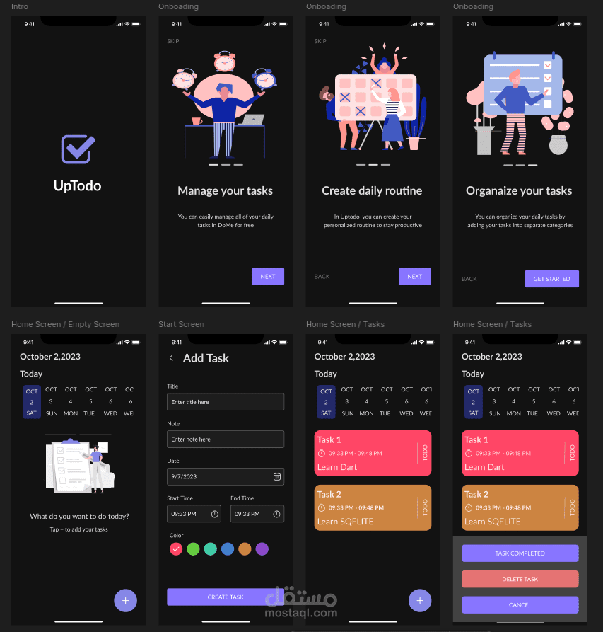 ToDo--App using flutter | مستقل