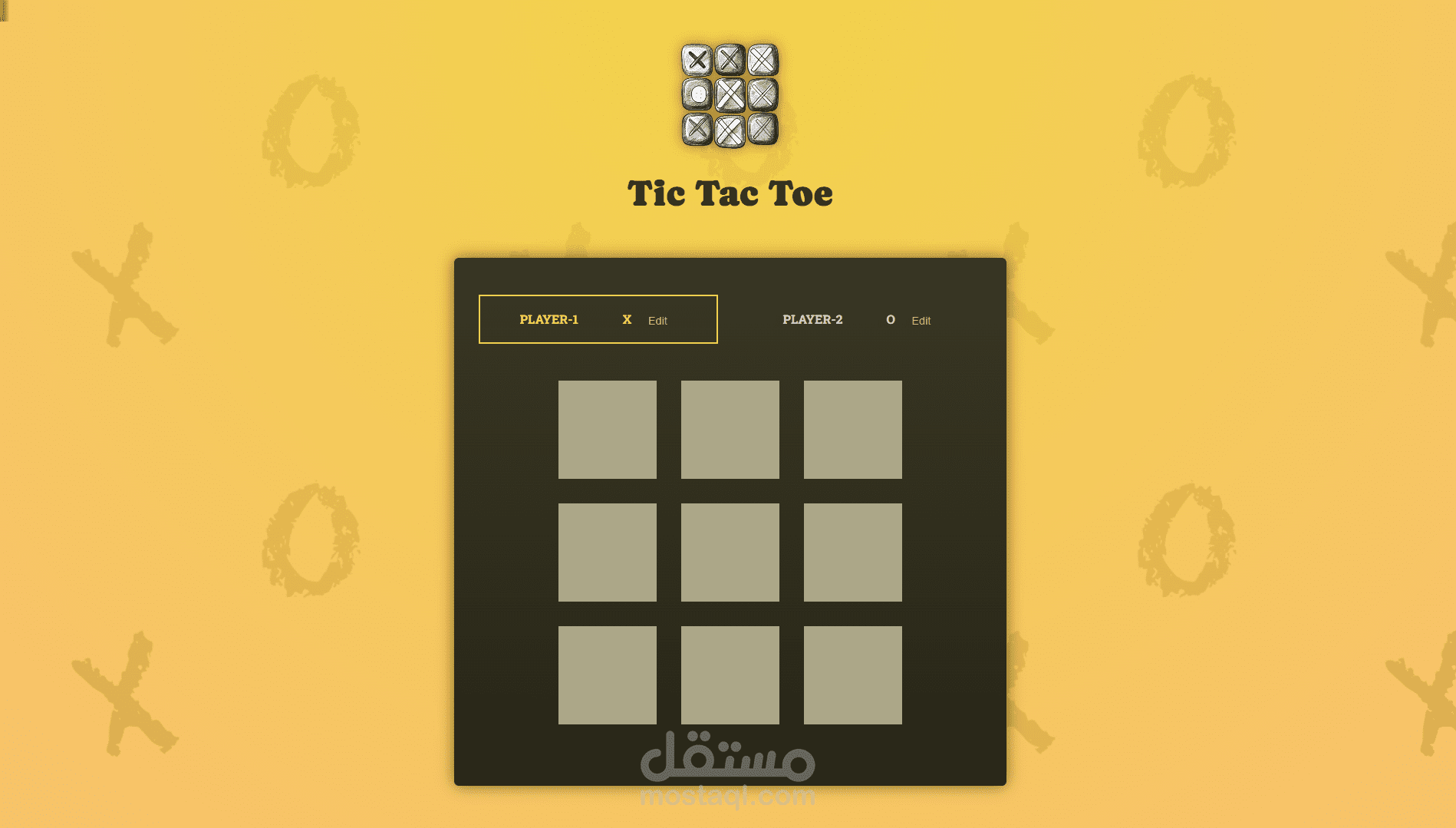 Tic-Tac-Toe: Interactive Web Game | مستقل