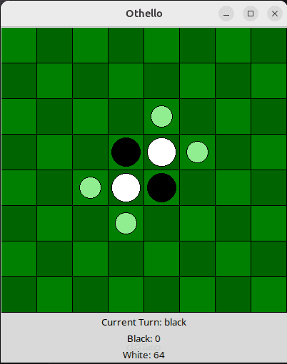 othello game using ai | مستقل