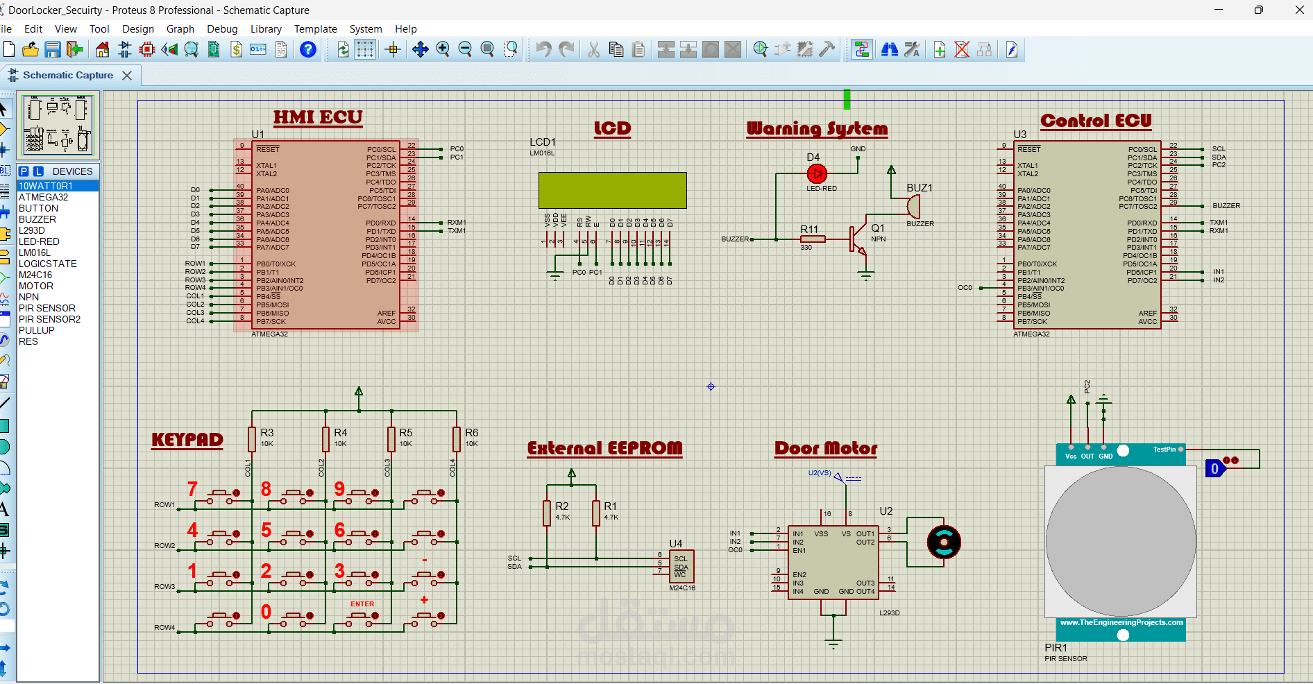 Dual Microcontroller-Based Door Locker Security System Using Password ...