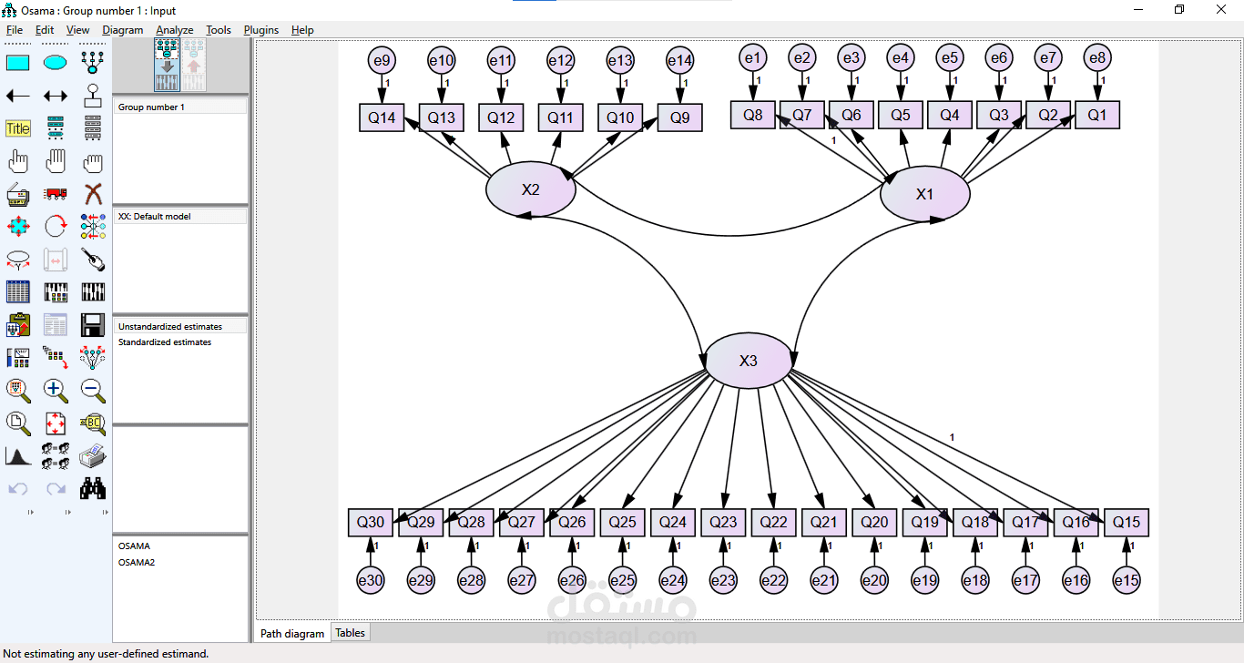 Confirmatory Factor Analysis (CFA) Path Diagram Construction and ...