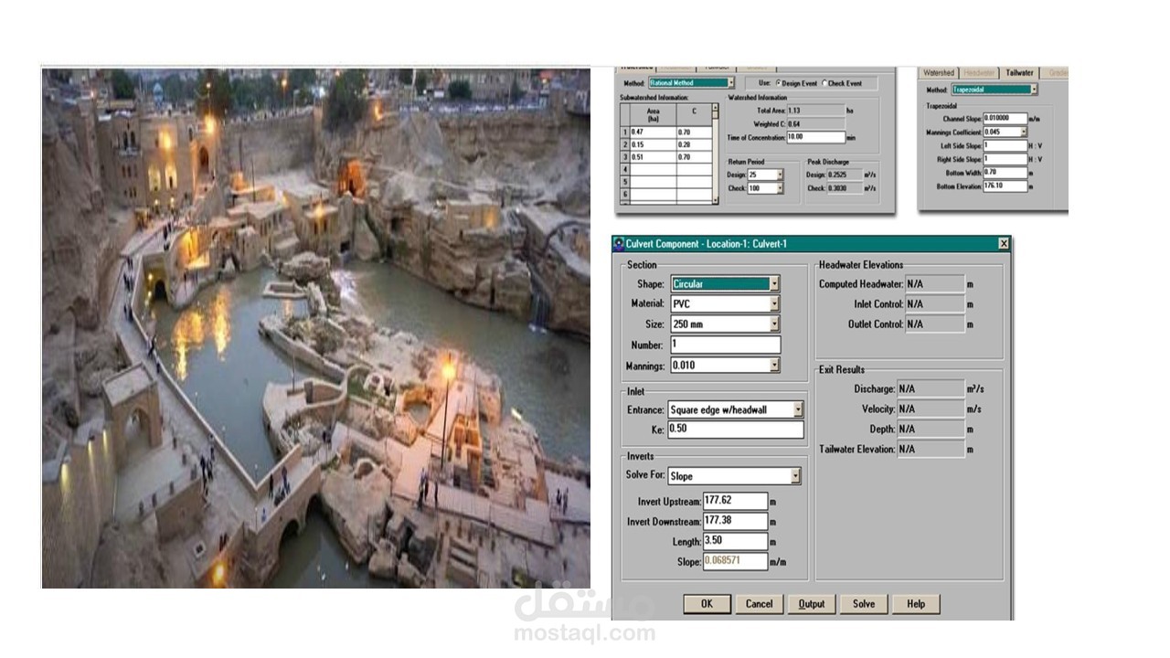 Culvert design | مستقل