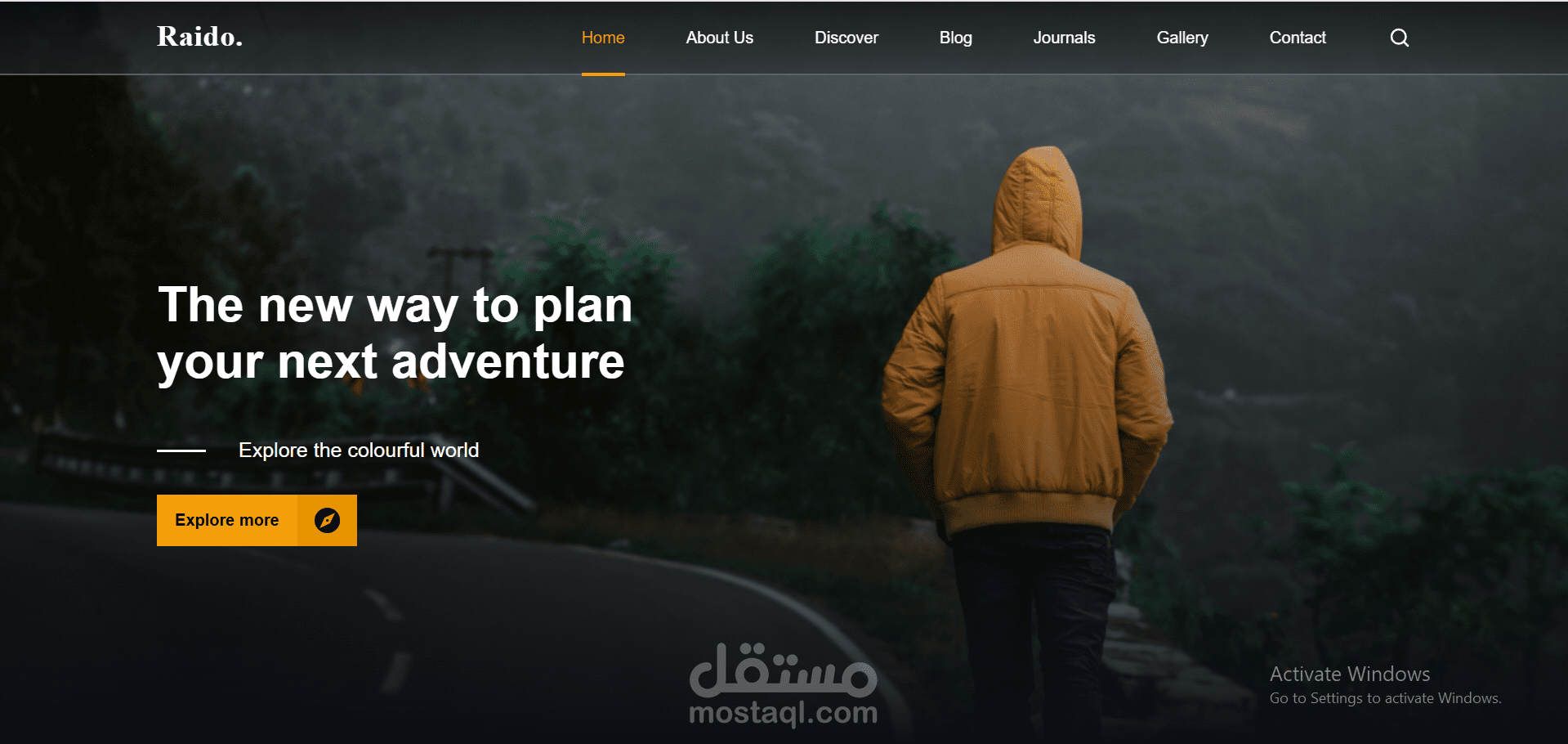 Radio - Website Redesign | مستقل