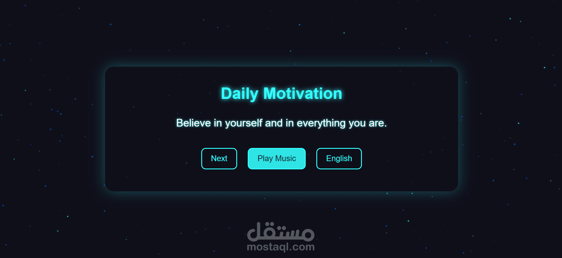 daily motivation website | مستقل