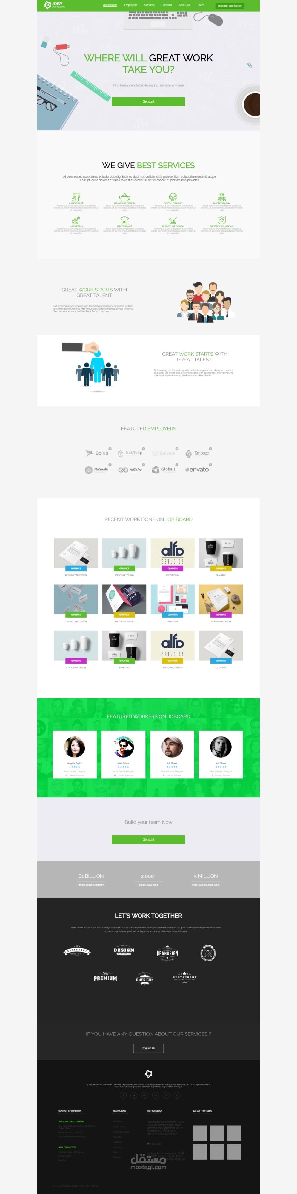 JOBY website | مستقل